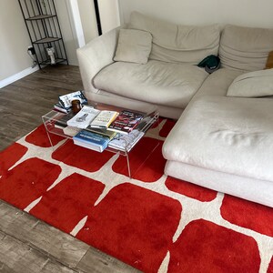 Paint Splatter Purple & Multi, Irregular Shaped Hand-tufted Wool ...