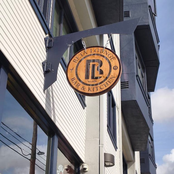 Personalized Signs | Any Logo or Design | Custom Burned Wood Sign ...