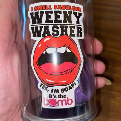 1 Weeny Weenie Washer Pink Weiner Cleaner Gag Gift Man Novelty Soap Aka ...