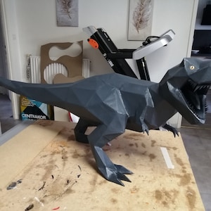 Human Skull Low Poly Paper Model Template - Etsy