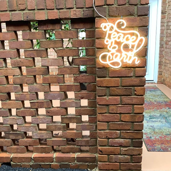 Custom Peace on Earth Sign, Peace Decorations, World Peace Sign, Peace ...