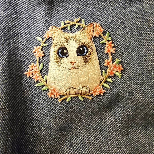 Adorable Kittens Patches, Cats Patches, Embroidered Iron on Patch, Cool ...