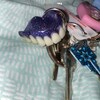 Tiny Denture Keychain baby Teeth - Etsy