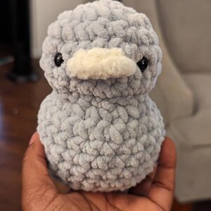 Pocket Duckling Crochet Pattern Good Luck Duck Amigurumi - Etsy