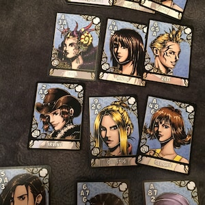 FFVIII Triple Triad Full Card Set | Etsy