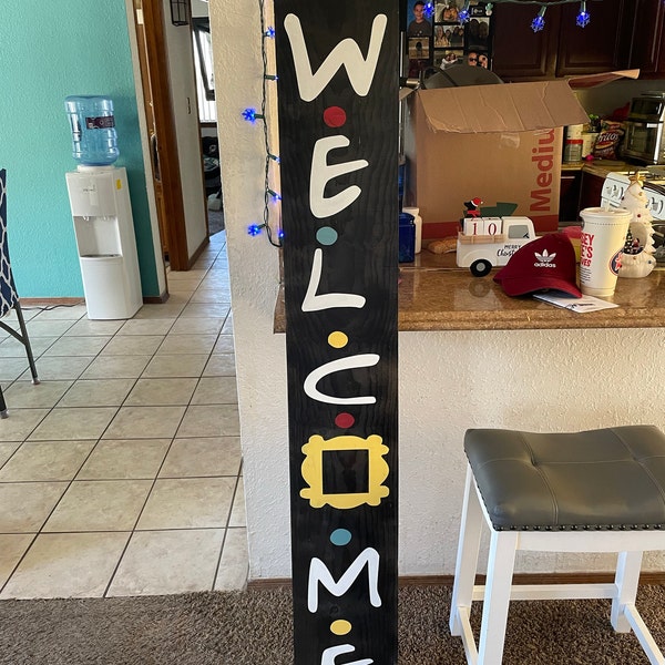 Friends Inspired Porch Sign | Welcome Sign | Front Door Entry - Etsy