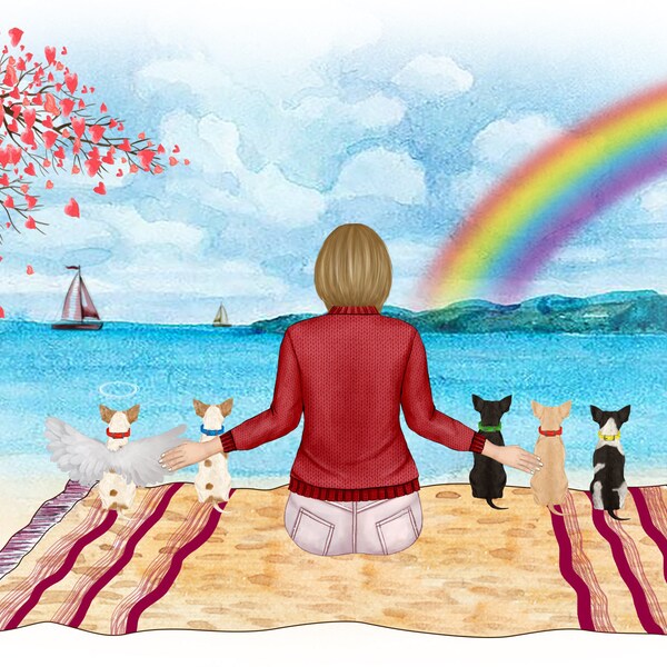 Small Dog Clipart. Dogs From Back View. Customizable Dog Graphics. Dog ...