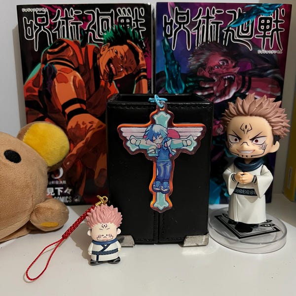 Yaoi & Yuri Jesus Seragaki Aoba + Kaname Madoka Keychain / Rosary (3 ...