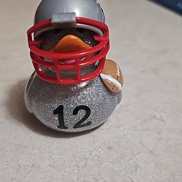 NFL Football Rubber Duck: Game Day, Favorite Team Helmet, Sports Fan ...