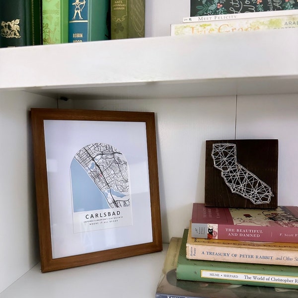 Custom Map Print, Custom City Map, Personalized Print, Travel Map Gift ...