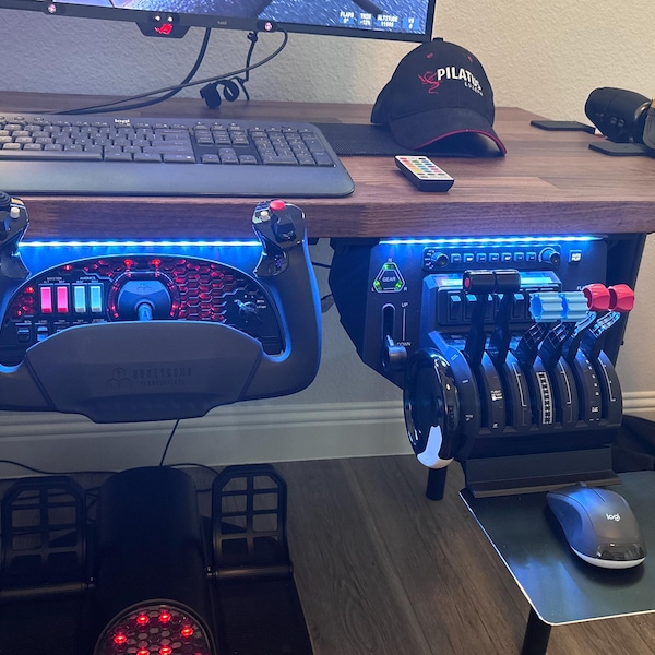 Honeycomb Alpha Yoke, Honeycomb Bravo Throttle and Logitech Panel ...