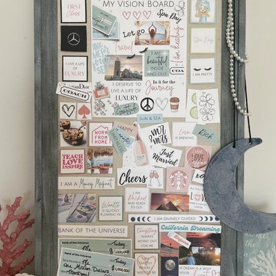 Vision Board Kit Printable Witch Vision Board for - Etsy