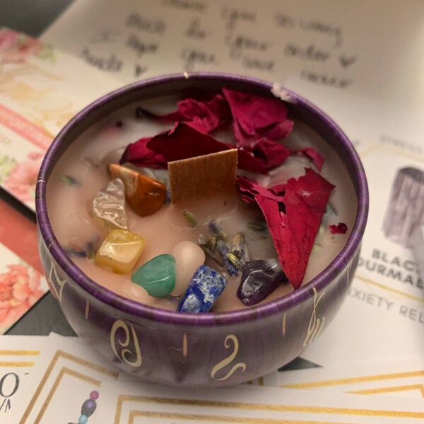 Chakra Meditation Candle - Etsy