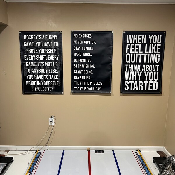 When You Feel Like Quitting Banner - Home Gym Decor - Large ...