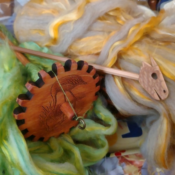 3D Printed Dragon Ring Distaff - Etsy