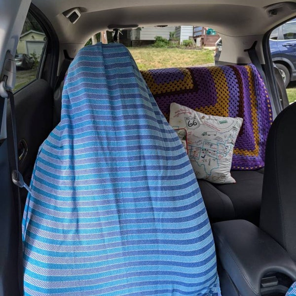 Car Seat Cover-protective Towel for the Car-all Natural Fabrics-turkish ...