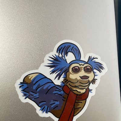 Labyrinth Worm Vinyl Sticker, Cute Laptop Stickers, Vinyl Decal, Vinyl ...