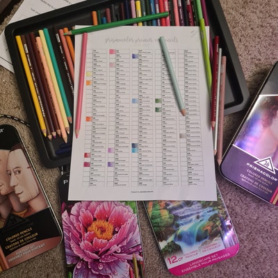 Lyra Rembrandt Polycolor Pencil Chart 72 Color Swatch PDF - Etsy