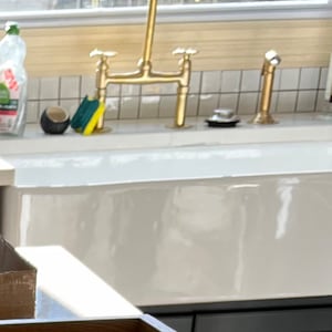 Unlacquered Brass Glass Rinser for Kitchen Sinks Kitchen Sink - Etsy