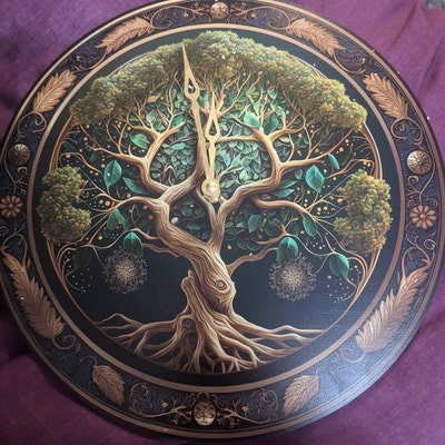 Mandala King Headboard, Mandala Bed Decor, Half Moon Headboard, Bed ...