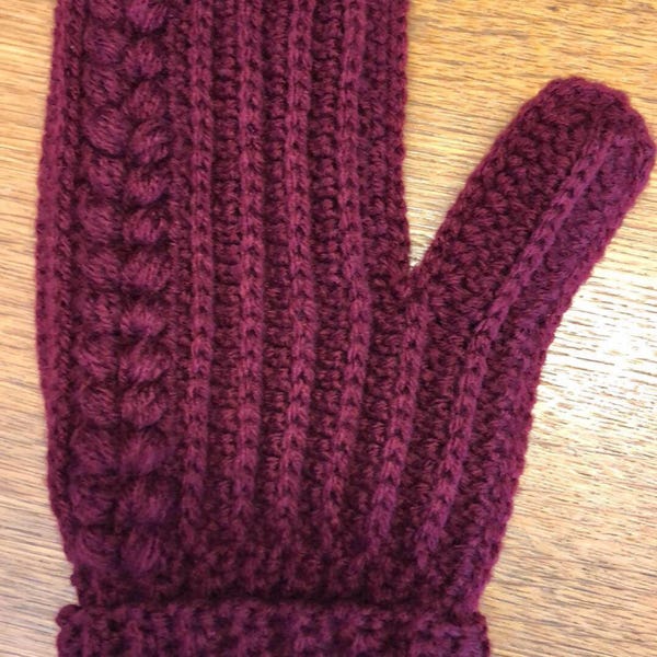 CROCHET PATTERN + VIDEO Autumn Wheat Crochet Mittens in 6 Sizes Newborn ...