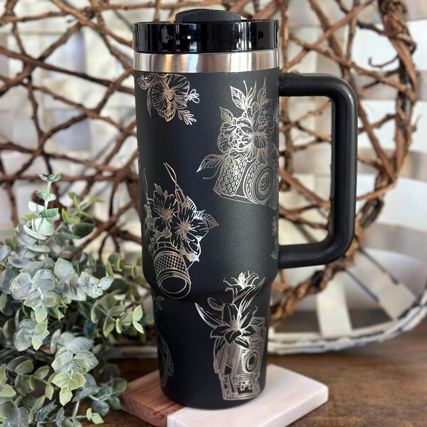 90's Throwback Laser Engraved Full Wrap Design for 40oz Tumbler ...