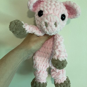 MINI Pia Pig Knotted Lovey Crochet Pig PATTERN - Etsy