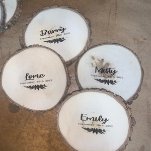 Set of 3 Southern Pine Wood Rounds - Etsy