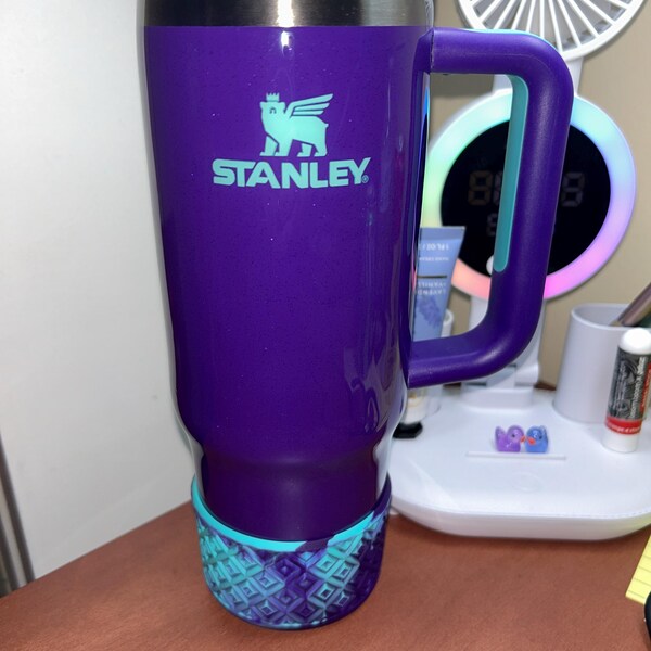 Ohana Blue Guy Glitter 40oz Stanley - Etsy