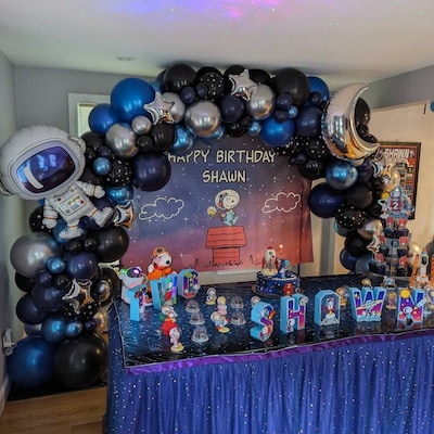 Peace Out Single Digits Cake Topper W/ Confetti & LED Lights Groovy ...