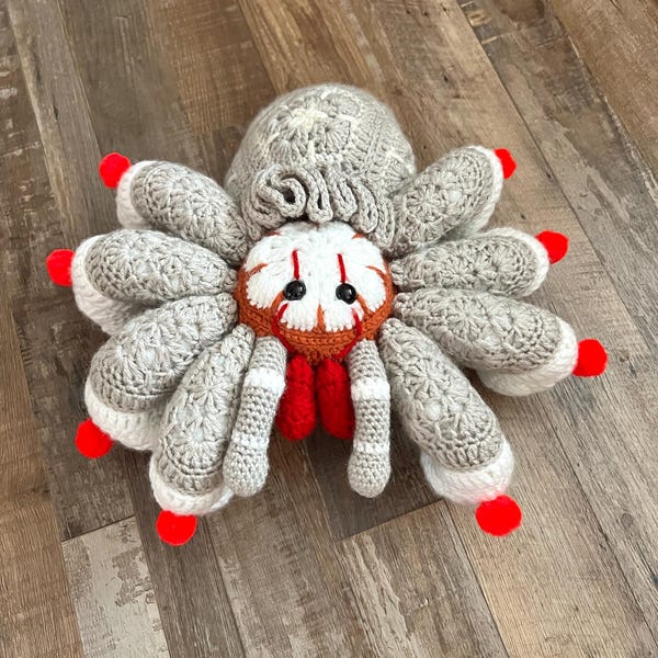 Crocheted Baby Tarantula - MADE TO ORDER - Crocheted Spider - Custom ...