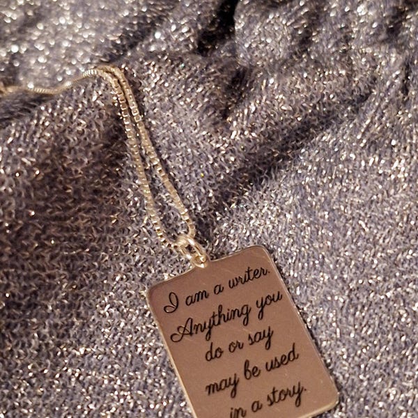 Personal Message Necklace • Personalized Quotes Necklace • Custom ...