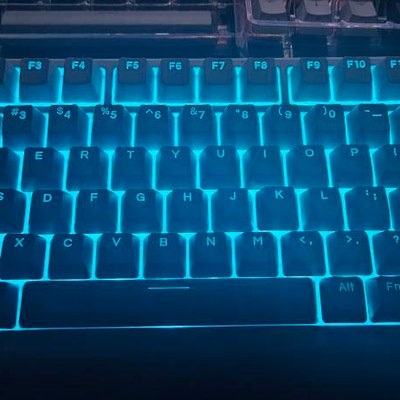 Gradient Shadow Keycap Set, OEM Profile, Shine-through, PBT, Cherry MX ...