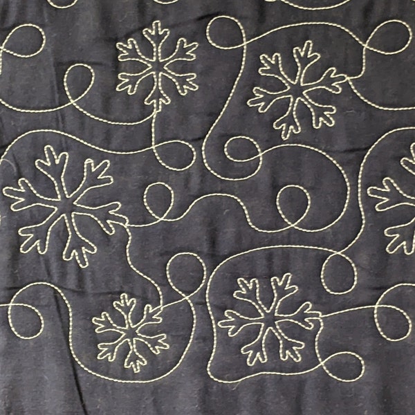 Snowflake Quilting Embroidery Design. Snowflake Quilt Block Embroidery ...