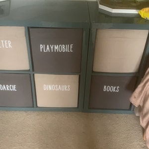 IKEA KALLAX DRONA Box Sticker Personalised Vinyl Labels Stickers Decals ...