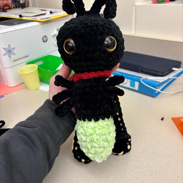 PATTERN: No Sew Plush Flash the Firefly Pattern - Glows in the Dark ...