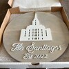 12 Custom Temple Family Name Sign, LDS Temple, Temple Cutout, Wedding ...