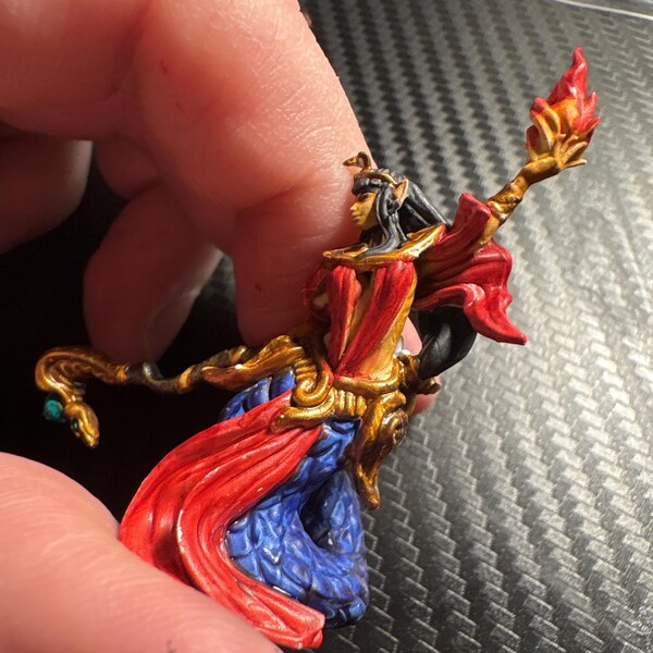 Dark Elf Mage - Resin Miniature - Dnd Miniatures - Dungeons & Dragons ...