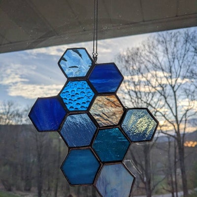 Old Gregg Stained Glass Window Catcher - Etsy