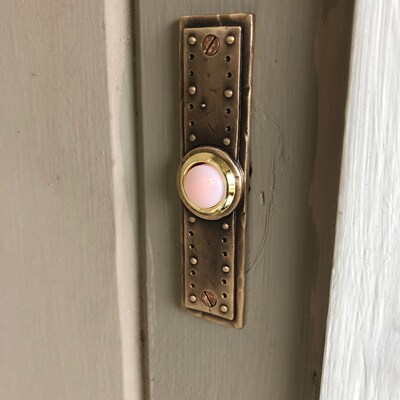 Frog Doorbell in Bronze - Etsy