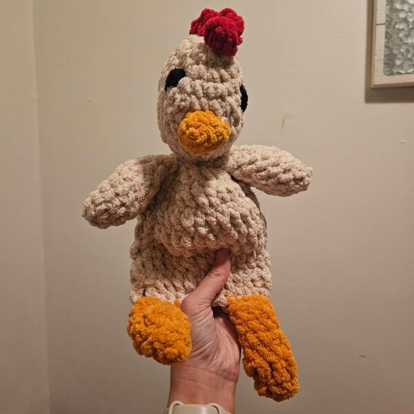 Hazel Hen Crochet Pattern, Crochet Chicken , Rooster, Snuggle Toy ...