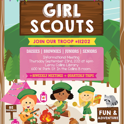Girl Scouts Recruitment Flyer Printable Girl Scout - Etsy