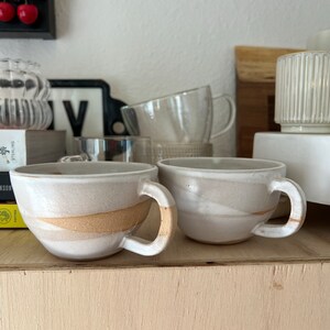 Round Bottom Mugs Handmade Ceramic Kitchenware Color Options - Etsy