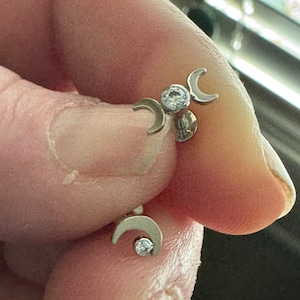 14K Solid Gold Bee Rook Piercing/eyebrow Ring/16g Rook Barbell/curved ...