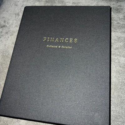Budget Planner Collated & Curated Finance Binder 12 Month Financial ...