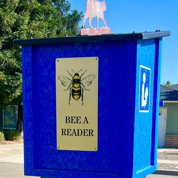 Bee A Reader Library Plaque From the Family of the Founder of the ...