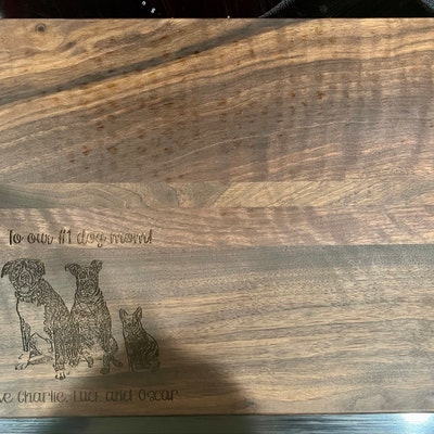 Personalized Cutting Board, Engraved Cutting Board, Buck, Deer, Game ...