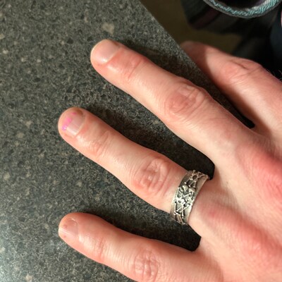 Poseidon Trident Signet Ring for Men, Handmade 925k Sterling Silver ...