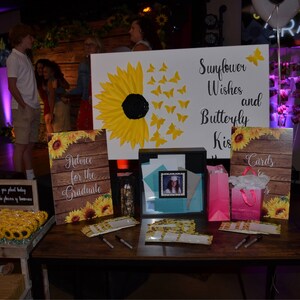 Graduation Party Welcome, Sunflower Theme, Grad Party, Printable Sign ...