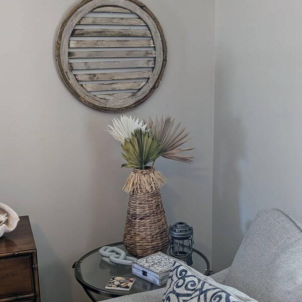 White Circle Wall Decor Window Frames - Etsy